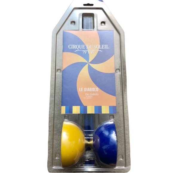 Cirque Du Soleil | Toys | Cirque Du Soleil Blue Yellow Le Diabolo ...